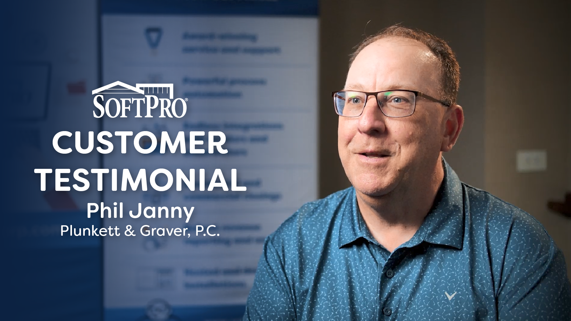 SoftPro Customer Testimonial — Phil Janny